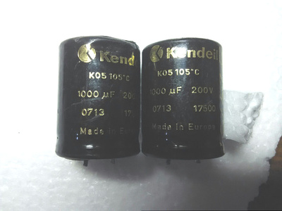 意大利 肯德 Kendeil K05 金字 200V 1000uF 胆机发烧电容 1对价