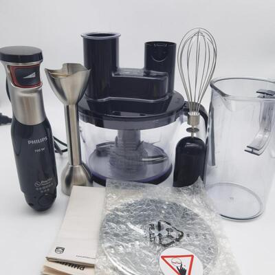 飞利浦手持式多功能料理棒HR1677电动婴儿辅食机打蛋器切片切丝器