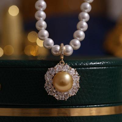 s925纯银精工时尚璀璨二用项链坠