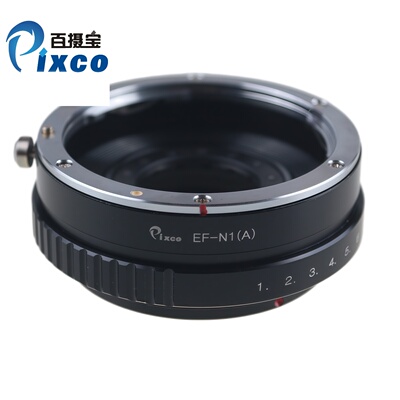 Pixco百摄宝佳能EF-Nikon 1转接环Canon EF镜头转尼康1微单相机