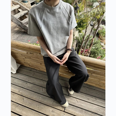 夏季重磅纯棉300G短袖T恤