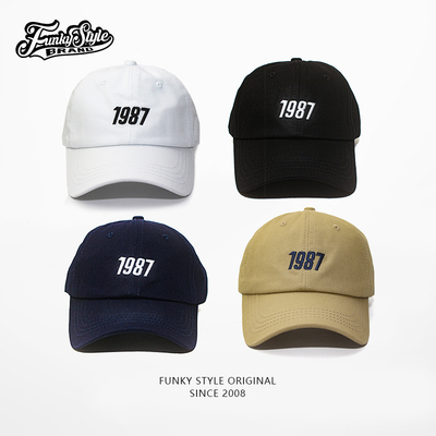 funkystyle嘻哈复古ins风鸭舌帽