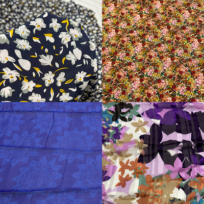 蚕之语桑蚕丝服装零布料花色面料