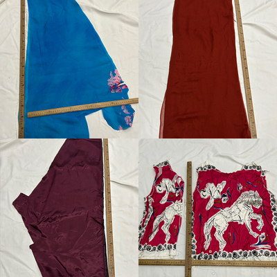 蚕之语桑蚕丝刀口布料称斤清仓售