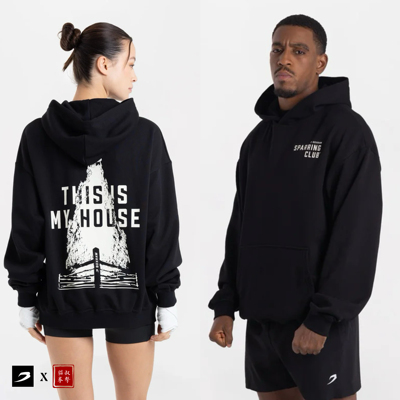 【BOXRAW】This Is My House Oversized Hoodie这是我的主场 卫衣