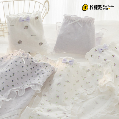 A类婴儿棉女孩可爱内裤甜美碎花