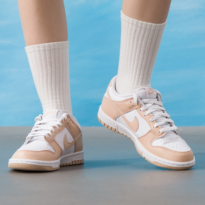 【购】耐克大童鞋女板鞋运动鞋DUNK LOW低帮休闲鞋IU7766