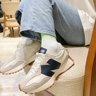 New Balance女鞋2025新款NB327 运动鞋复古老爹鞋休闲鞋WS327KB