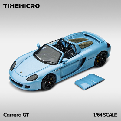 TimeMicro 1:64  CARRERA GT 海湾蓝 英国赛车绿 合金汽车模型