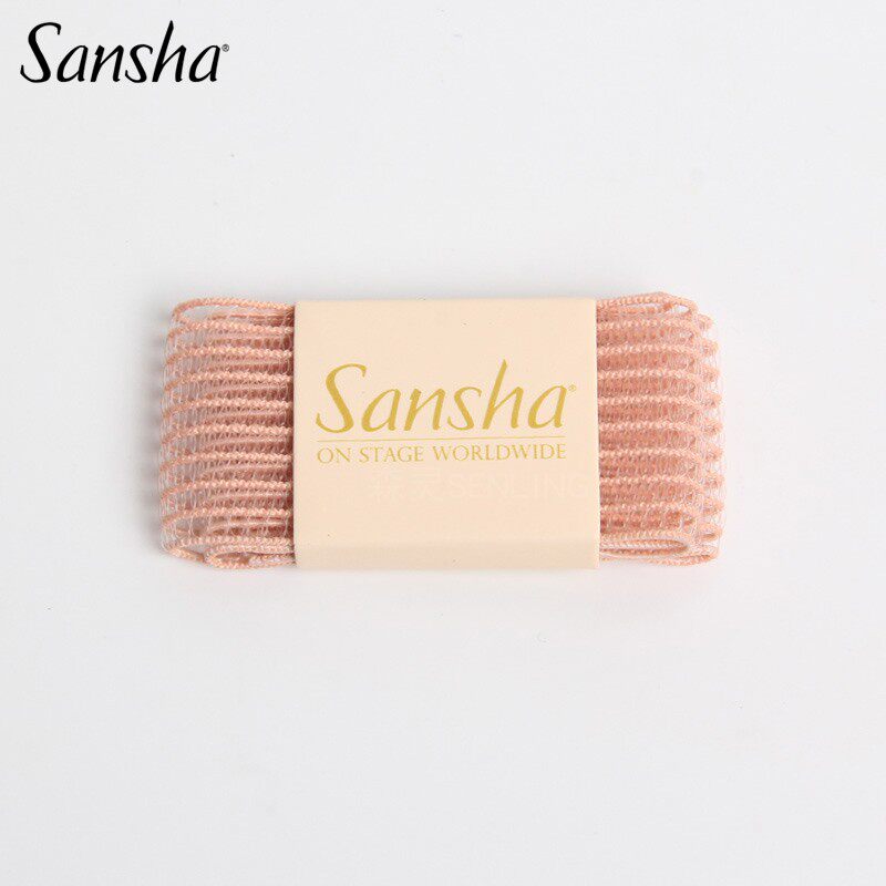 正品Sansha三沙芭蕾舞 足尖鞋配件专用弹力隐形松紧带渔网松紧带