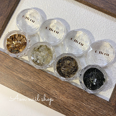 金属云母片天然日式美甲
