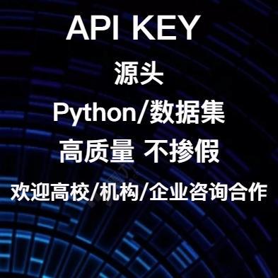 API KEY 跑数据专用  不限速全模型接口 源头可对公