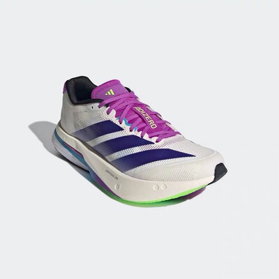 阿迪达斯25冬女子ADIZERO BOSTON 13缓震竞训玻纤柱跑鞋JS4953