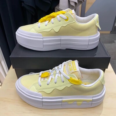 正品converse匡威UU悠游厚底增高鞋面包鞋帆布鞋 A13497C A15195C