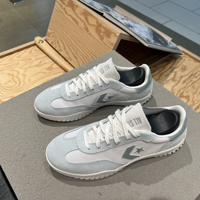 正品converse匡威 糖果色麂皮拼接德训鞋流星复古鞋低帮 A11863C