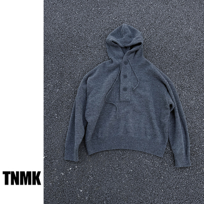 TNMK连帽套头毛衣带帽