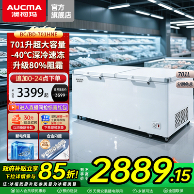 澳柯玛701升大容量商用冰柜
