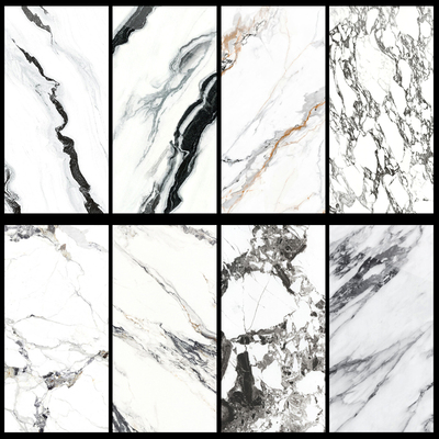 奢石大板750x1500熊猫白白鱼肚金