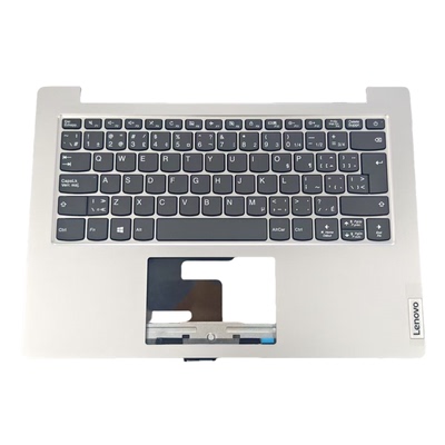 适用联想 Slim 1-14AST-05 C壳键盘 加拿大法语 铂金灰5CB0W43926