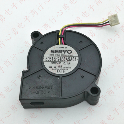 原装 SERVO E0515H24B8ASA64 24V 0.1A 5015 5CM 变频器 散热风扇