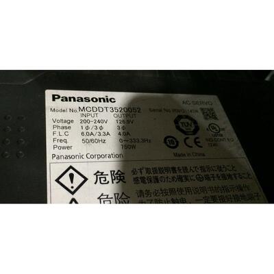 首单优惠-MCDDT3520052 二手松下驱动器