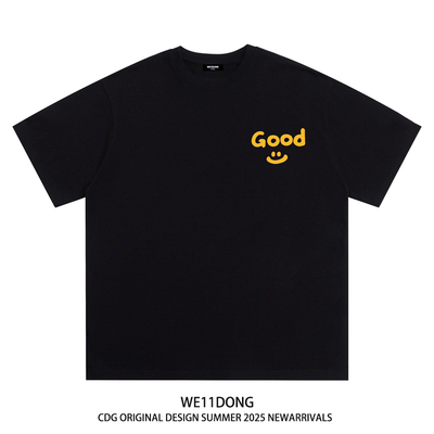 WE11DONECDG纯棉男女短袖t恤