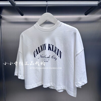 CKJeans辣妹校园风短袖T恤