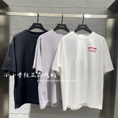 VETEMENTS专柜正品2025夏款T恤
