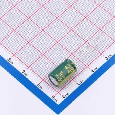CD288H2GM4R7F120T 直插铝电解电容 4.7uF ±20% 400V 插件,D8xL1