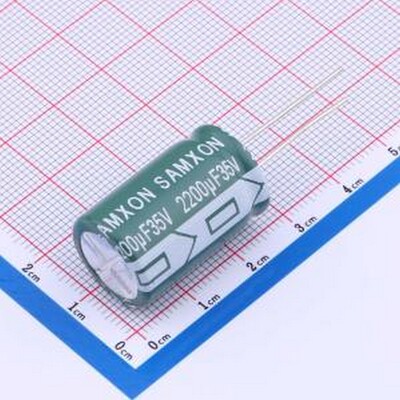 EGF228M1VK25RR 直插铝电解电容 2200uF ±20% 35V 插件,D16xL25m