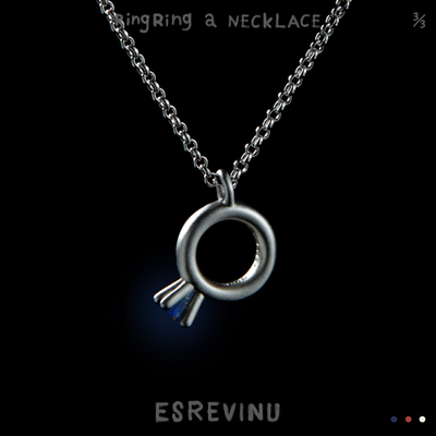 圣诞礼物宇宙记号情侣玛瑙项链