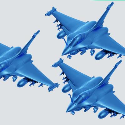 1/72 1/144 1/48 1/64 RAFALE SMB 飞机树脂模型3D打印