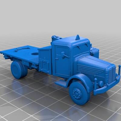 1/72 1/144 1/48 1/64 Büssing-NAG 4500A crane.