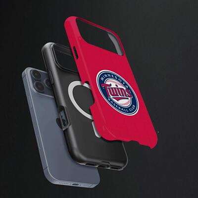 双城棒球队徽硬壳磨砂磁吸手机壳适用苹果iphone17promax华为VIVOX200至尊MATE60PROMATE70PRO+VIVOX200PROMI