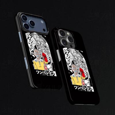 一拳超人琦玉磨砂磁吸手机壳大孔亮面硬壳适用苹果iphone18promax华为PURAXVIEW荣耀MAGIC8PROAIRVIVOX90PROP