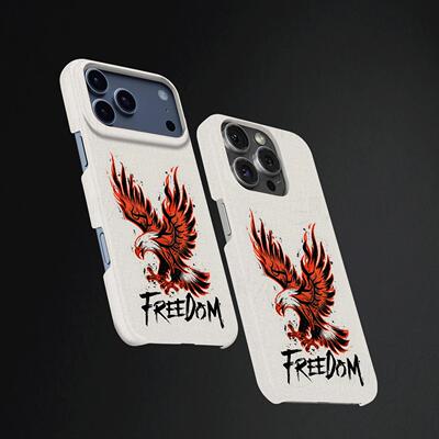 火焰红鹰展翅硬壳磨砂磁吸手机壳适用苹果iphone17promax华为VIVOX200PROMINI三星S25PLUSFINDX8至尊OPPOFIND