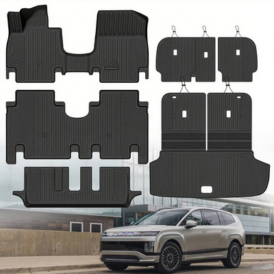 适用于现代艾尼氪IONIQ 9七座/六座TPE脚垫防水橡胶后备箱尾箱垫