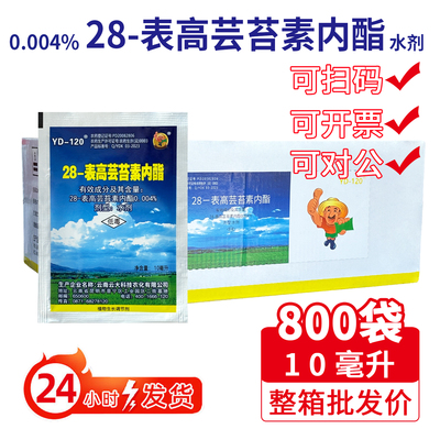整箱 云大120芸苔素内酯脂蔬菜小麦果树增糖增产量促进生长调节剂