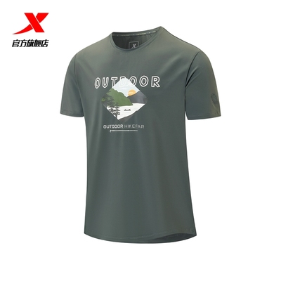 特步短袖男款夏季新款运动T恤