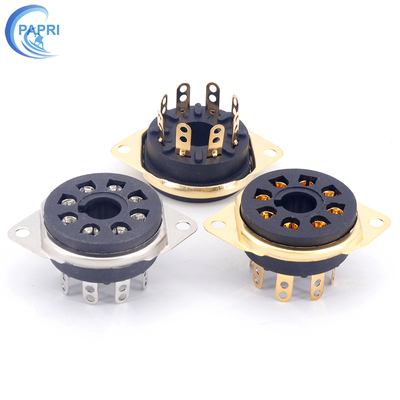 GZS8-B-G胶木大8八脚电子管管座插座 搭棚用 KT88 EL34 KT66 6SN7