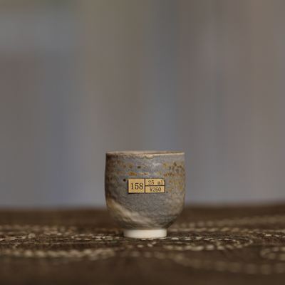 158号 纯手工柴烧 高白泥 主人杯 茶杯 容量约25ml 景德镇 陶瓷