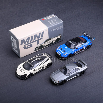 MINIGT 1124尼桑GTR 1083迈凯伦720S 1024日产天际线收藏合金车模