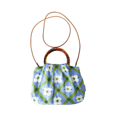 HUJI祤集Sunrise手提斜挎包插画北欧风格印花