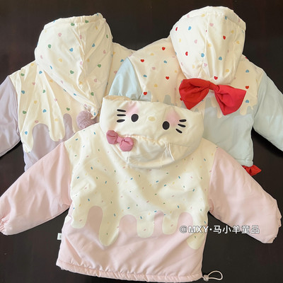 公主加厚保暖冬款棉服女童外套