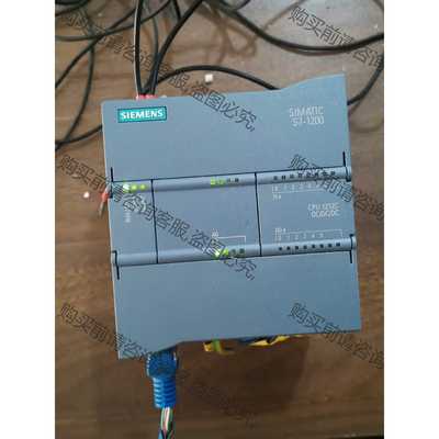 功能正常议价 西门zi1200 CPU1212C DCDCDC晶体管输出6E