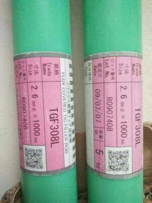 日本油脂免充氩焊丝TGF308L/TGF309LTGF316L不锈钢药皮焊丝2.02.6