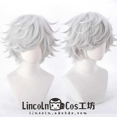 LINCOLN 东京卍复仇者重生之道 今牛若狭 灰色短发cosplay假发