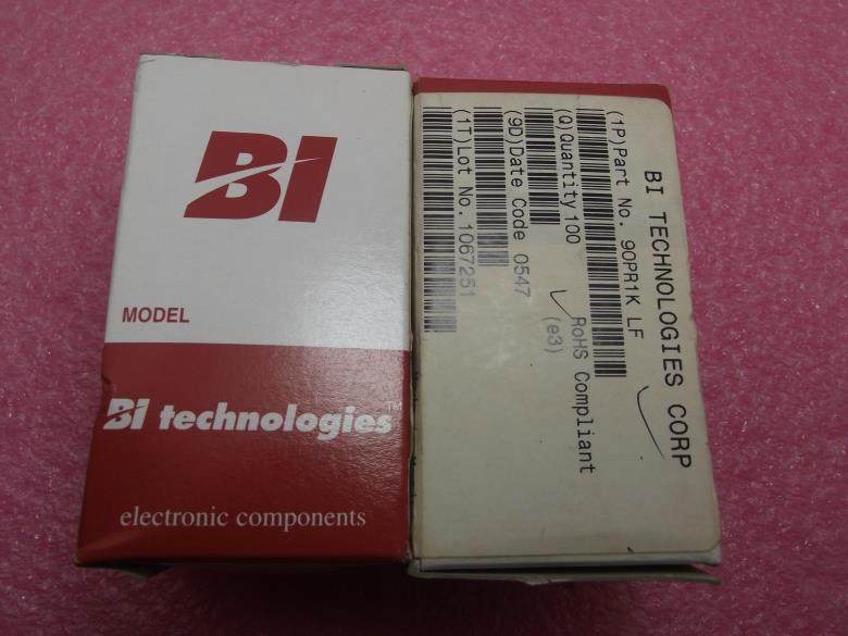 90PR1KLF〖TRIMMER 1K OHM 0.75W TH 20圈〗高精度可调电阻特价