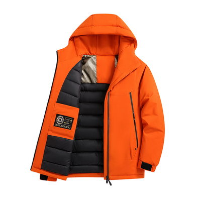 连帽棉衣户外情侣冲锋衣防水防风