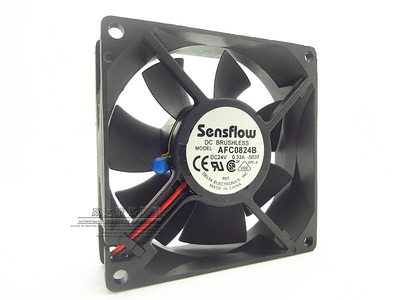 台达 8025 24V 0.33A 8CM 8厘米 温控 变频器 散热风扇 AFB0824SH